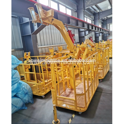 In stock 360 rotating crane gondola 1.2 m 1.5 m crane lift work cradle ...