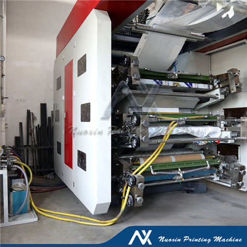 Six Colour Flexographic Printing Machine Central Drum Type, High ...