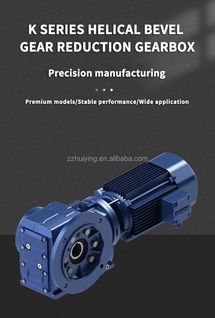 K Series Helical Gearbox Reducers And Bevel Gear Motors With Various ...