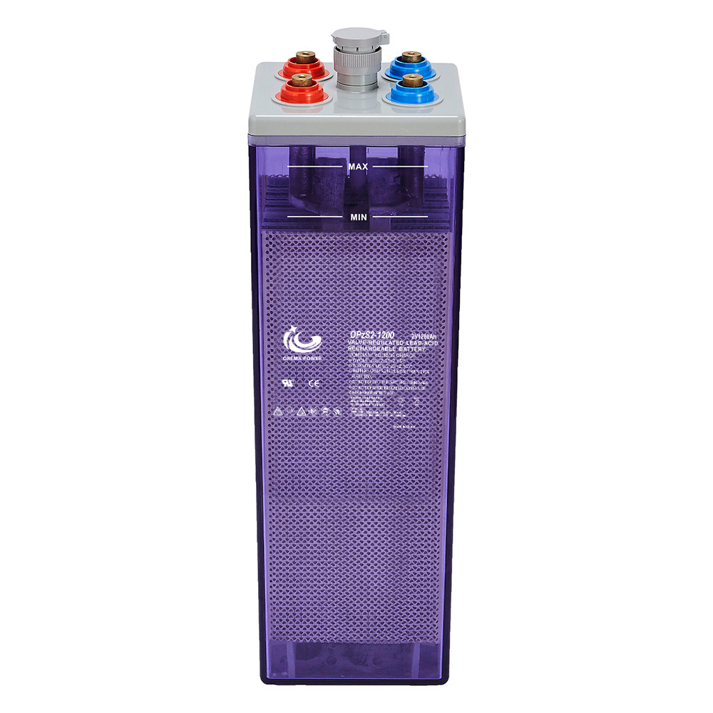 2v Tubular Opzs 1200ah น้ำท่วมแบตเตอรี่สำหรับอินเวอร์เตอร์ คุณภาพสูง 2v ...