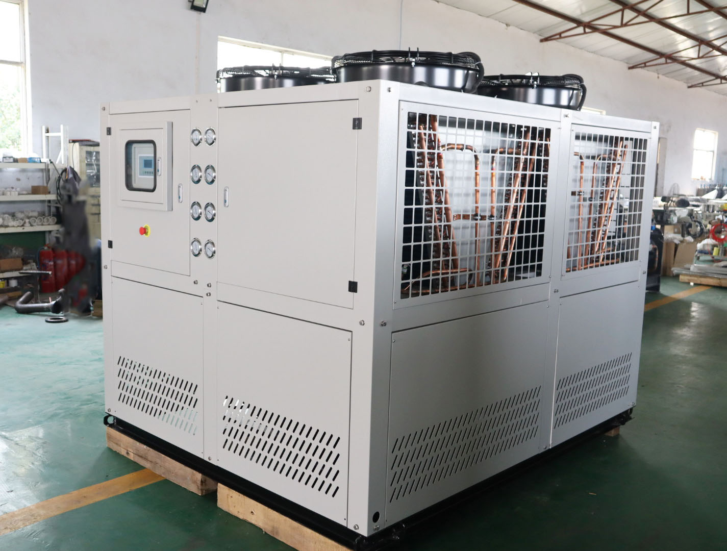 50hp Compact Industrial Water Chiller System, High Quality 50hp Compact ...