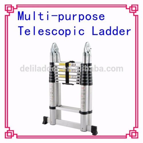5m Aluminum Multipurpose Telescopic Ladder With Hinge, High Quality 5m ...