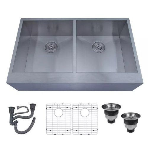 Stainless Steel Double Bowl Butler Sink, High Quality Stainless Steel ...