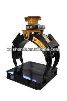 Hydraulic Excavator Rotation Grapple Bucket, High Quality Hydraulic ...