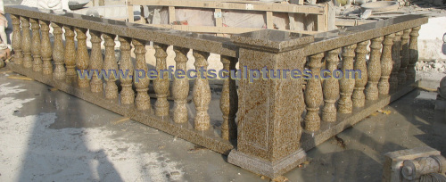 Stone Marble Granite Balustrade With Baluster Railing (lg027), High ...