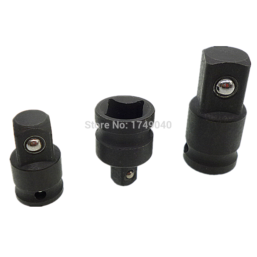3pc Step Down Adaptors 1/2" 3/8" 1/4" Square Drive Impact Cr-mo Socket ...