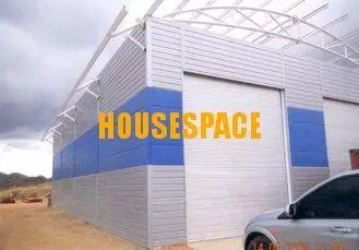 Modular Steel Frame, Curve Roof Prefab Warehouse Buildings, High ...