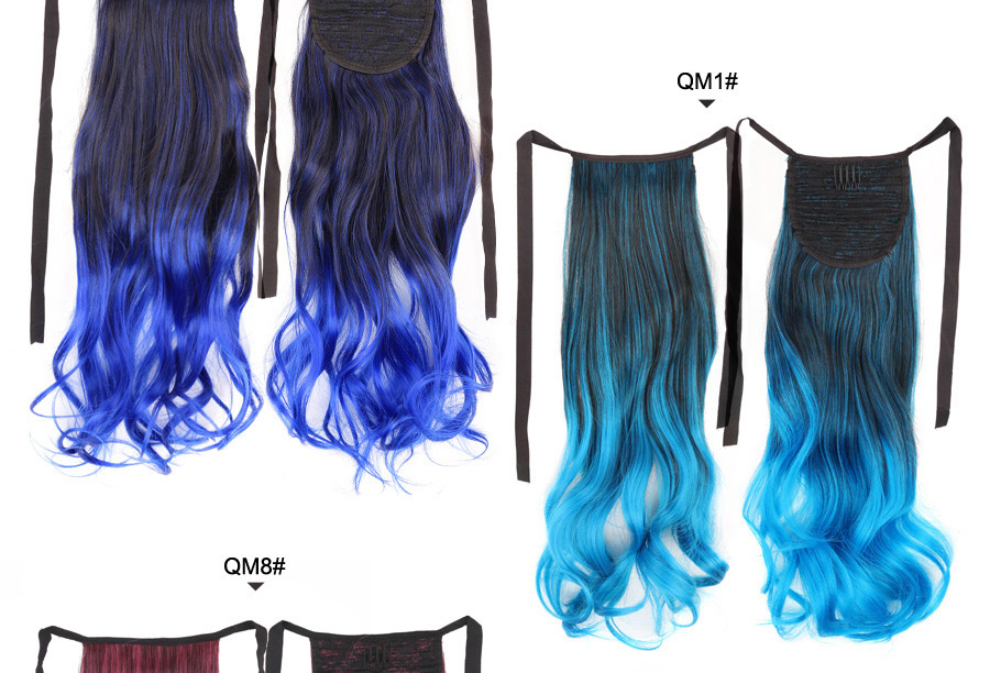 Alilaader 20 Inches 21 Colors Body Wave Ponytail Synthetic Hair ...