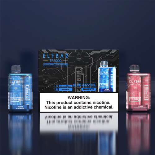 Elf Bar Te5000 ไอศกรีมวานิลลาแบบใช้แล้วทิ้ง คุณภาพสูง Elf Bar Te5000 ...