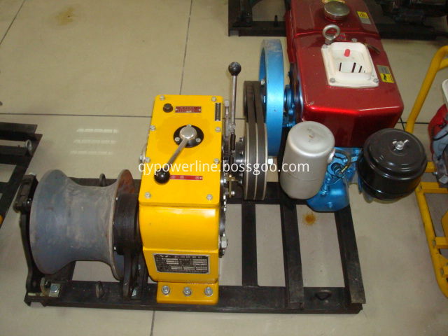 Diesel Engine Powered Winch 5t, High Quality Diesel Engine Powered ...
