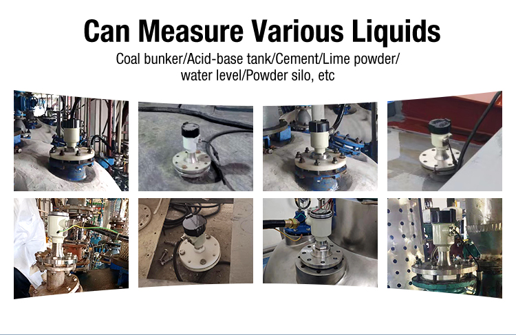 120m Rs485 Radar Level Transmitter For Hot Water And Diesel Fuel Tank ...