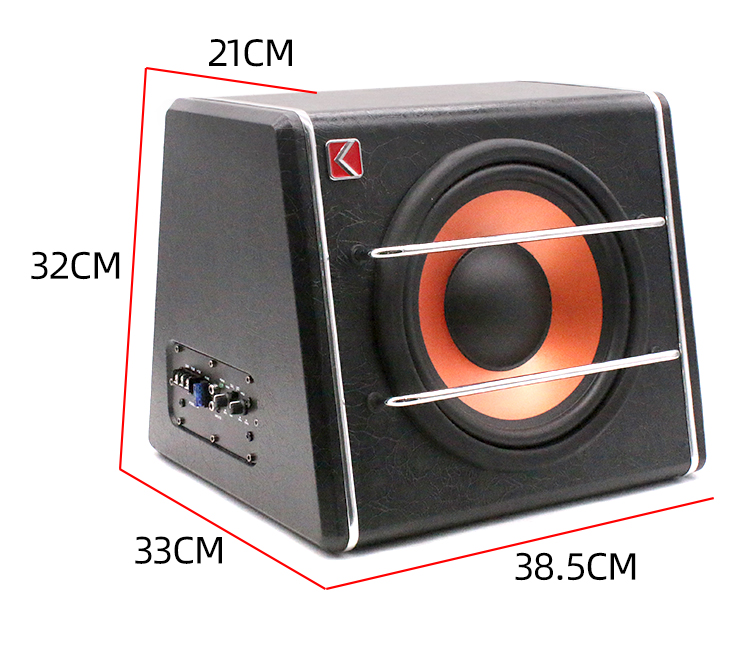 10-inch Powered Subwoofer With Mega Bass And 600w Rms Car Audio System ...