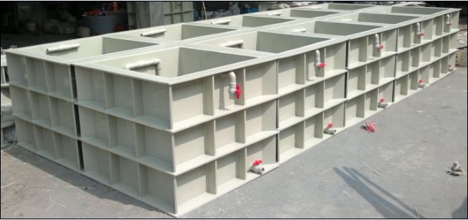 Electrowinning Polymer Concrete Cell With Anode Plates, High Quality ...