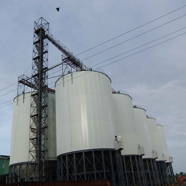 Hot Dip Galvanized Grain Storage Silo For Wheat, Rice, And Sunflower ...