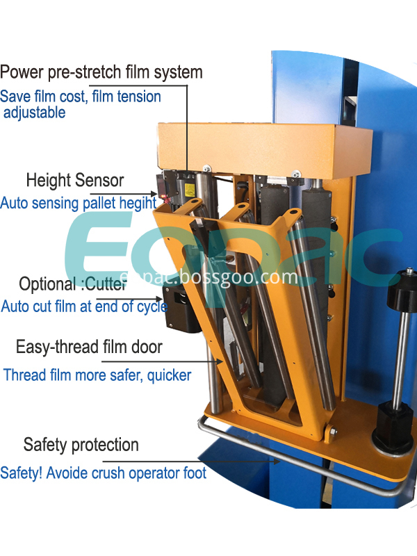 Overhead Rotary Arm Pallet Wrapping Machine, High Quality Overhead ...
