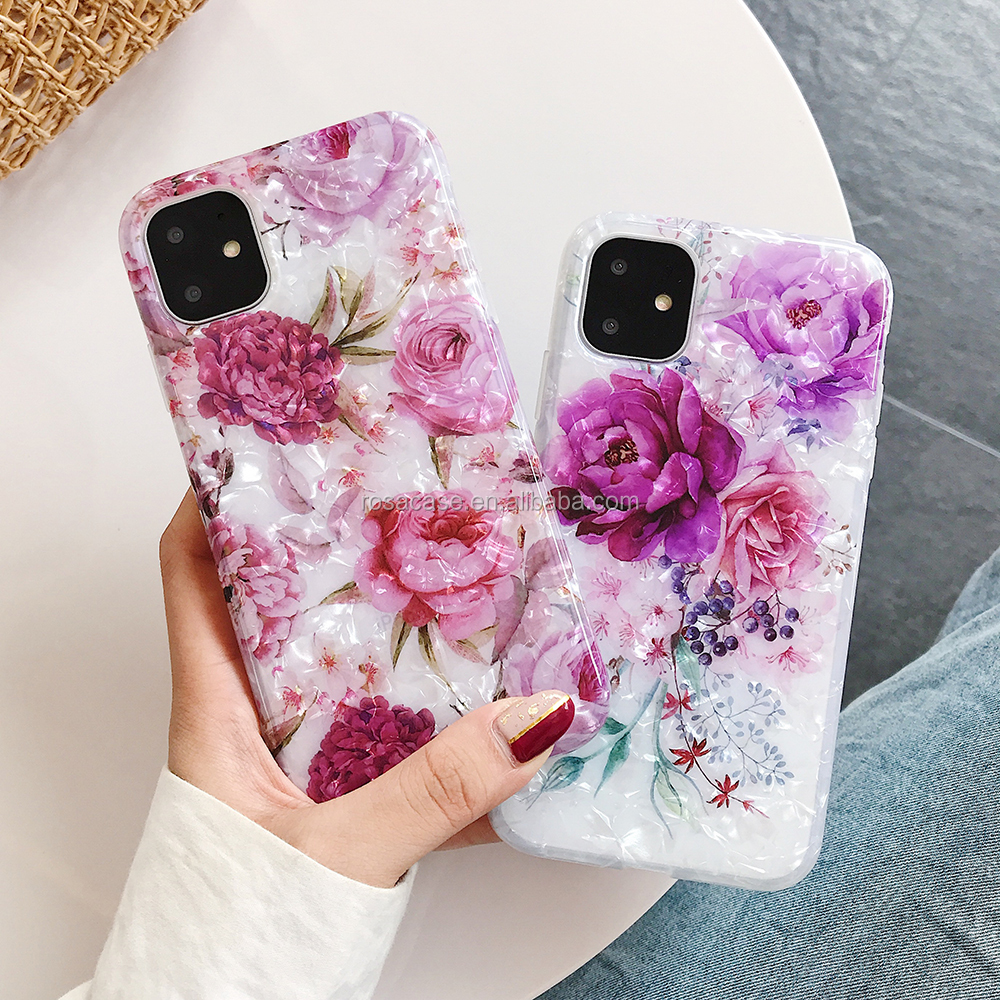Iphone 16 Pro Accessory: Dream Conch Glossy Marble Soft Imd Full Body ...