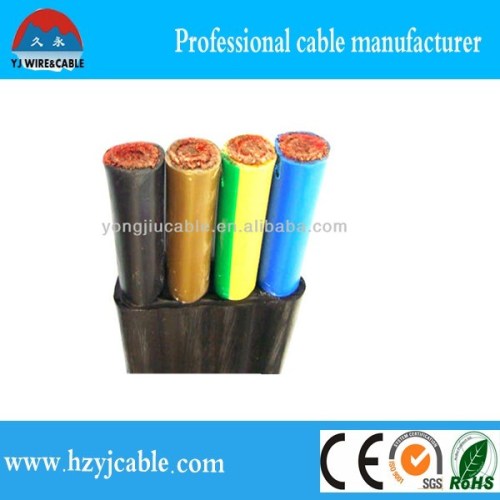 Flat Elevator Cable Copper Flexible Flat Elevator Cable Pvc Sheath ...