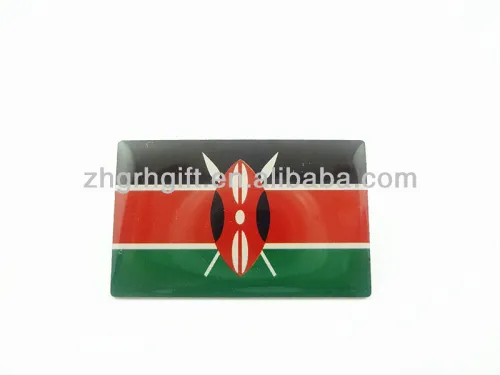 Kenya Flag National Metal Epoxy Safety Flag Pin Badges, High Quality ...