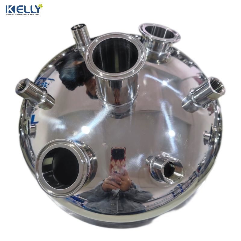 6 Inch Tri Clamp Dome Lid With Sight Glass For Closed Loop Solvent Tank ...