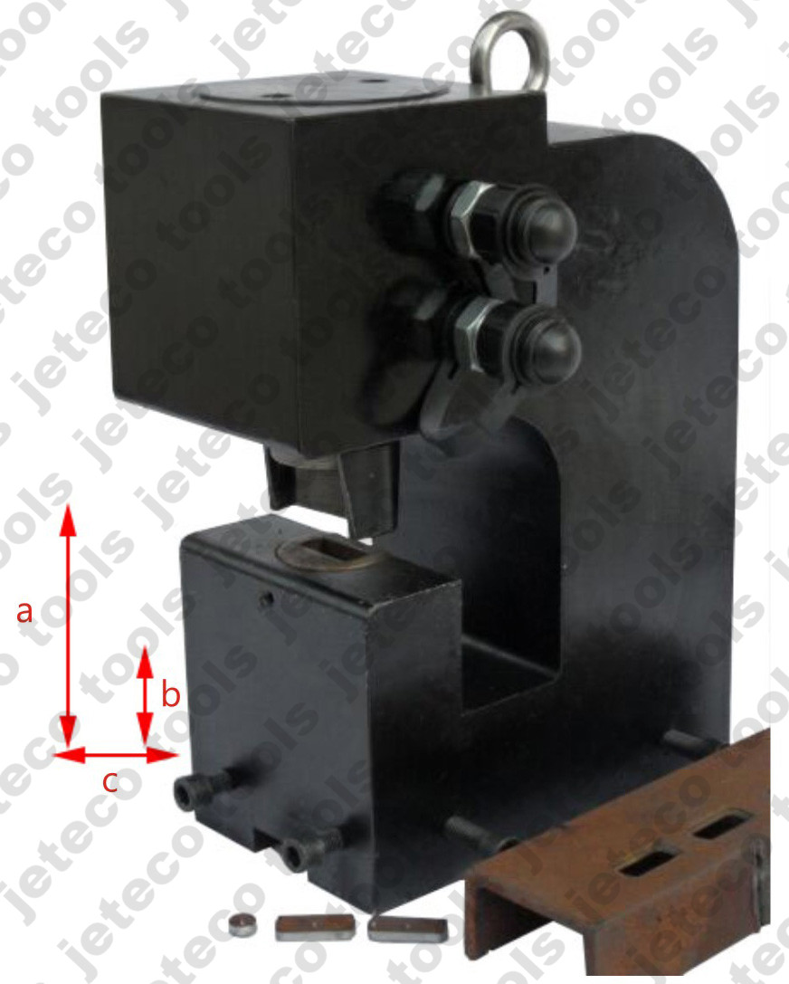 H Steel Hole Punch Machine, Hydraulic Hole Puncher For Punching I Steel ...