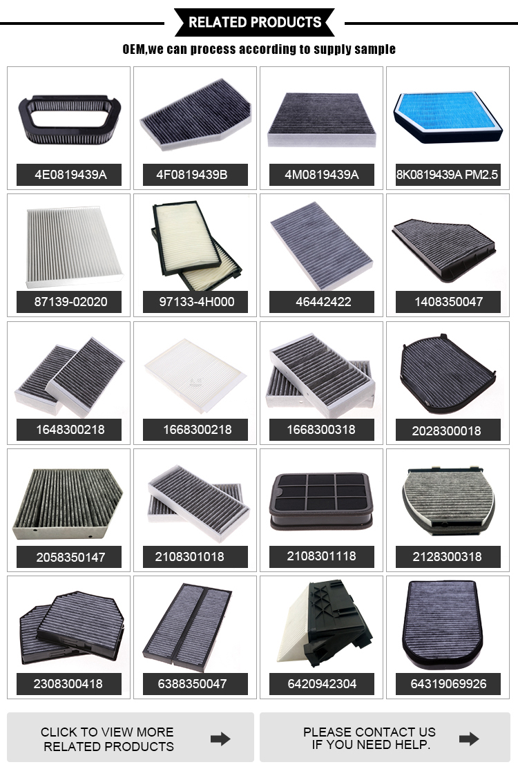 Cabin Air Filter For Hyundai Elantra Accent Tucson H1 I20 Kia Picanto ...