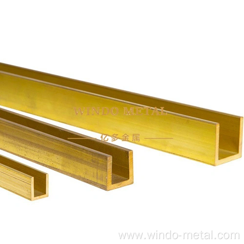 Brass U Profile Channel Extrusion High Quality Products China ...