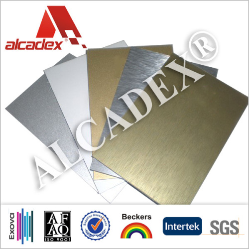 Silver/golden Brushed Color Acp (aluminum Plastic Composite Panel ...