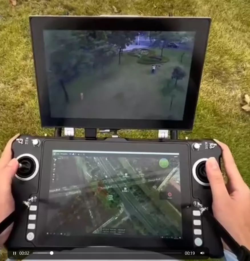 Uav Dual-screen Ground Station Ground Control Station Gcs Handheld ...