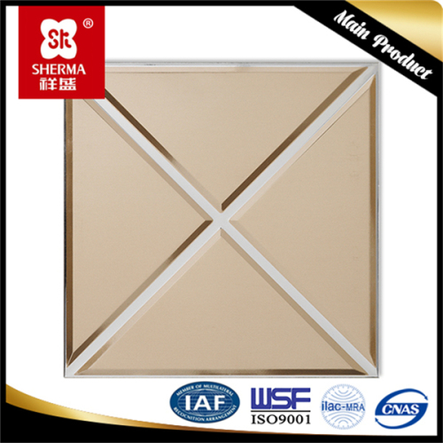 Fire Resistance Aluminum Ceiling Tiles 60x60 With Powder Coating, High ...