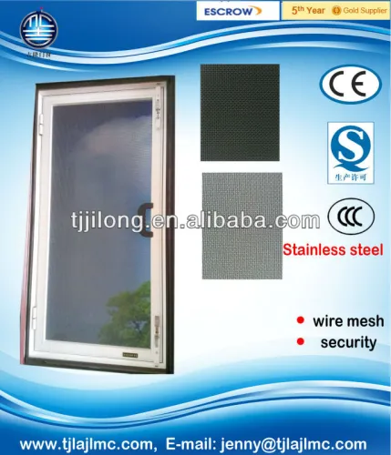 Wire Mesh Screen Window For Kinds Of Windows, High Quality Wire Mesh ...