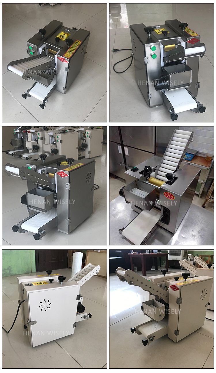 Stainless Steel Dumpling And Wonton Wrapper Making Machine, High ...