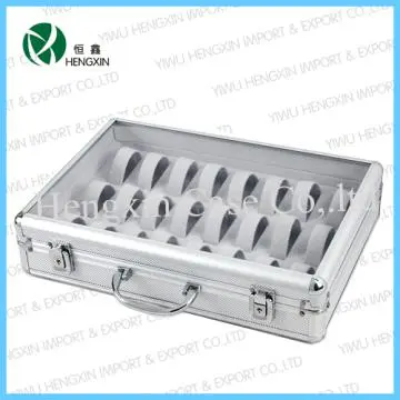 Aluminum Watches Box, Transparent Watch Box, 24pcs Packing Watch Box ...