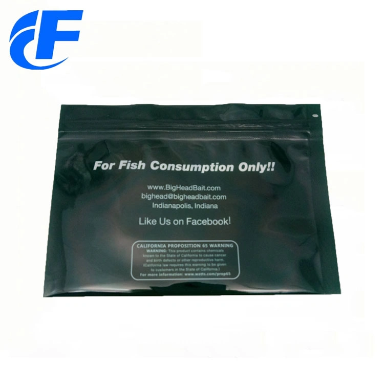 Customized Printed Soft Plastic Fishing Lures Packaging Bags China ...