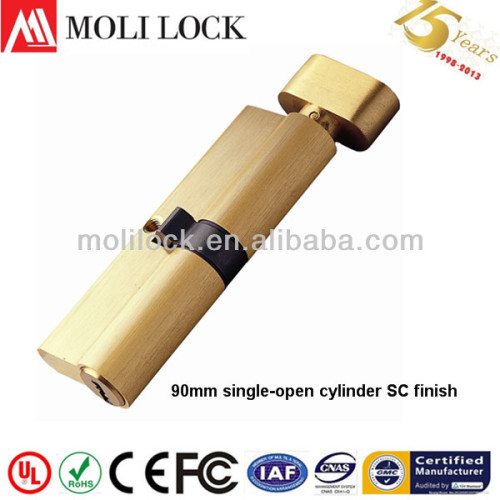 Mini Cylinder Lock, 90mm Backset Single-acting Cylinder, Security Lock ...