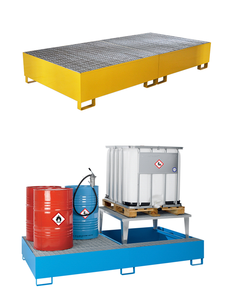 Double Ibc Steel Spill Pallet - Ibc Spill Containment Pallets, High ...