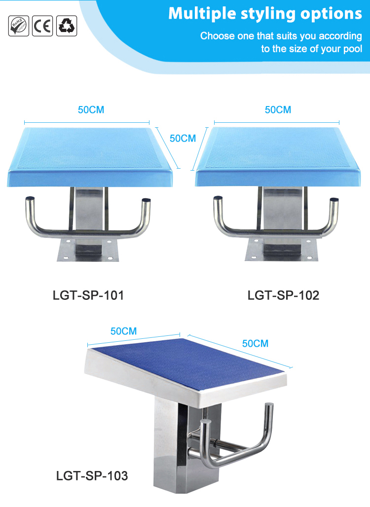 International Standard Competition Swimming Pool Starting Block With ...