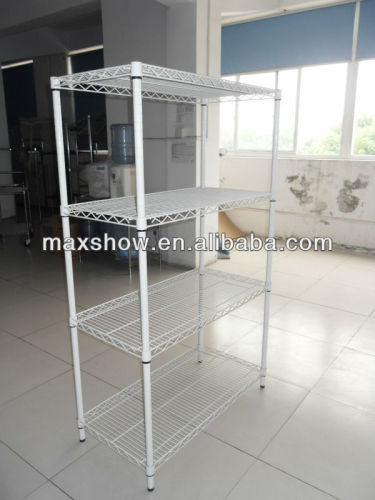 4 Tier Epoxy Coating Wire Shelving, High Quality 4 Tier Epoxy Coating ...