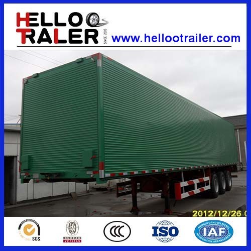 2 Axles 40ft High Wall Trailers / Fence Semi Trailer / Side Board ...
