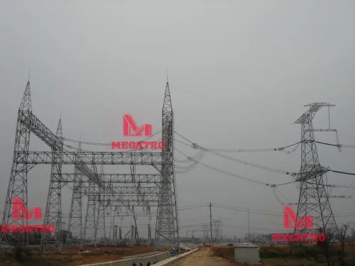 1000kv Power Transmission Line Steel Tower, High Quality 1000kv Power ...