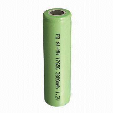 Ni-mh 17650 Battery With Nominal Capacity Of 3,800mah And 1.2v Voltage ...