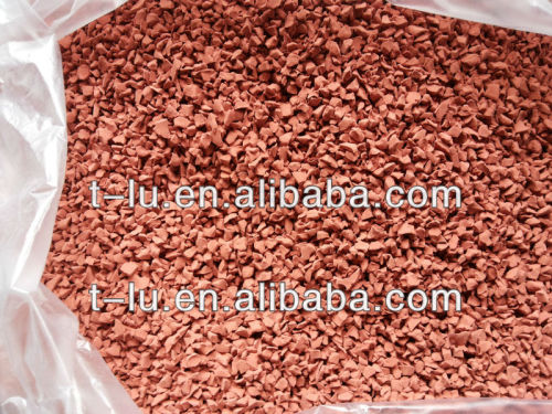 Red Epdm Rubber Granules For Runway For Sport Floor, High Quality Red ...