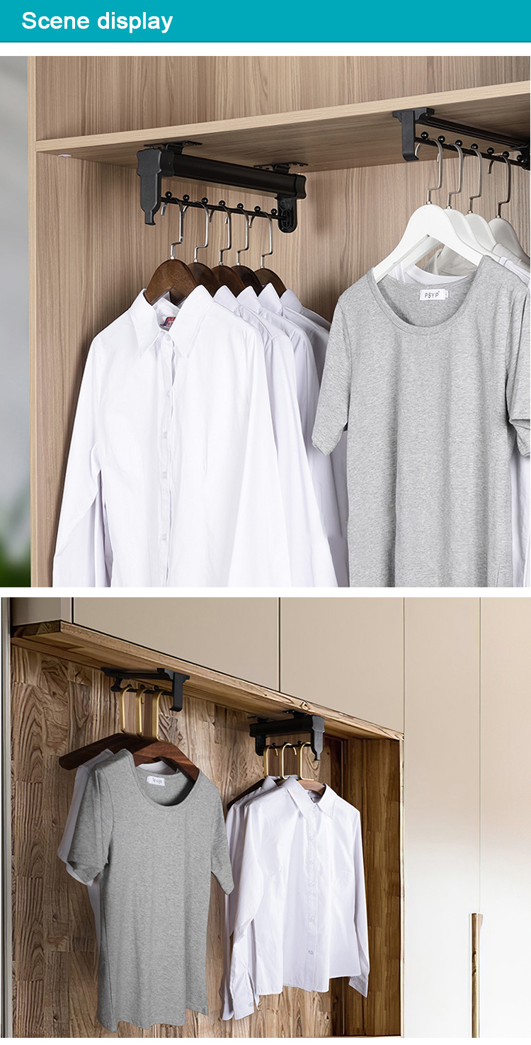 Factory Top Mounted Pull Out Wardrobes For Clothes Storage And Hanging ...