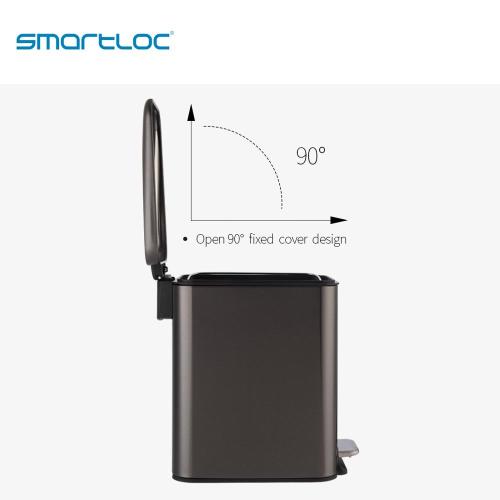 Smartloc 5l Stainless Steel Quiet Kitchen Trash Can Bin Dustbin Trash ...