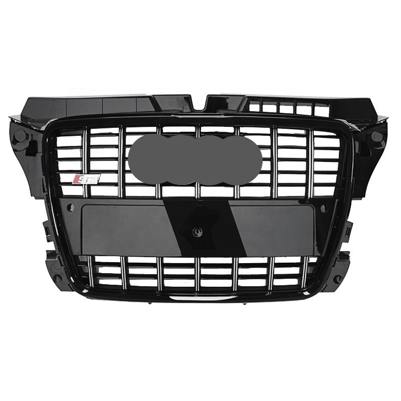 S3 Style Front Bumper Grille For Audi A3/s3 8p Hood Grille 2009-2013 ...