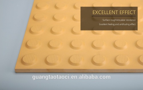 Tactile Paving Tile / Blind Track Ceramic Tile For Metro 300*300, High ...