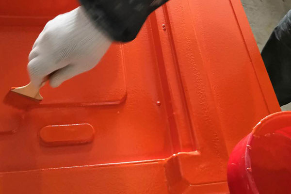 Typical fiberglass mold structure