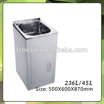 Stainless Steel Australia Laundry Tub With Cabinet 236l, High Quality ...