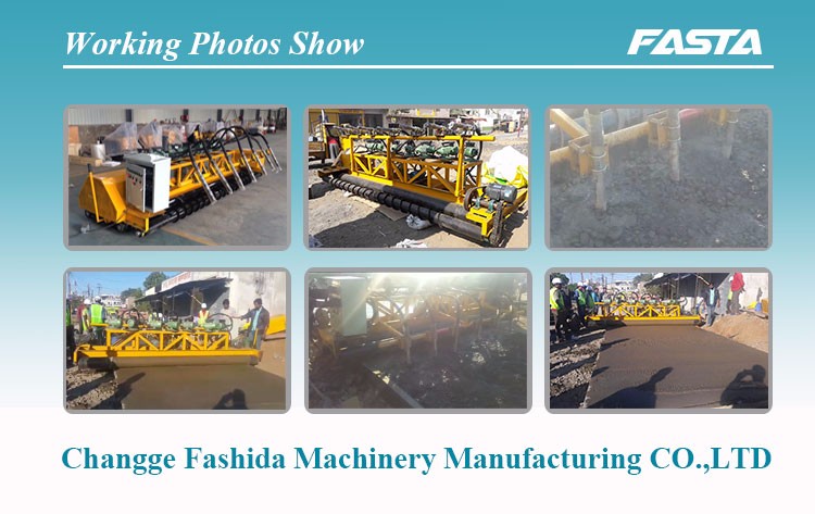 New Triple Roller Tube Concrete Paver Machine With Concrete Vibrators ...