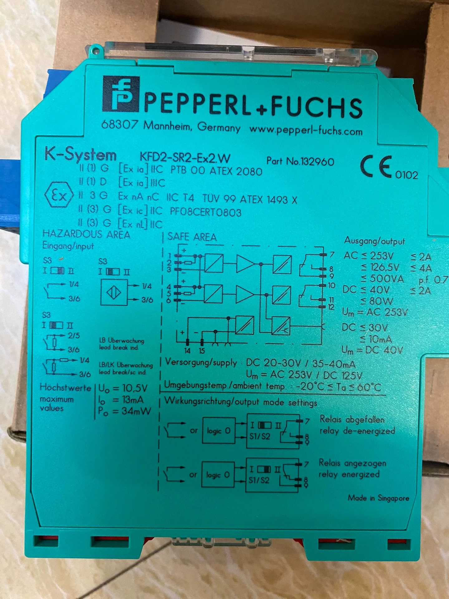 Kfd2-sr2-ex Electronic Component Isolation And Frequency Conversion ...