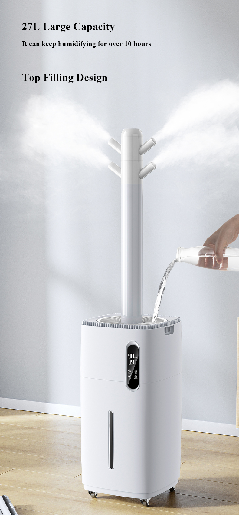 Runal H981 27liter Oem New Electric Mist Maker Fogger Humidifier, High ...